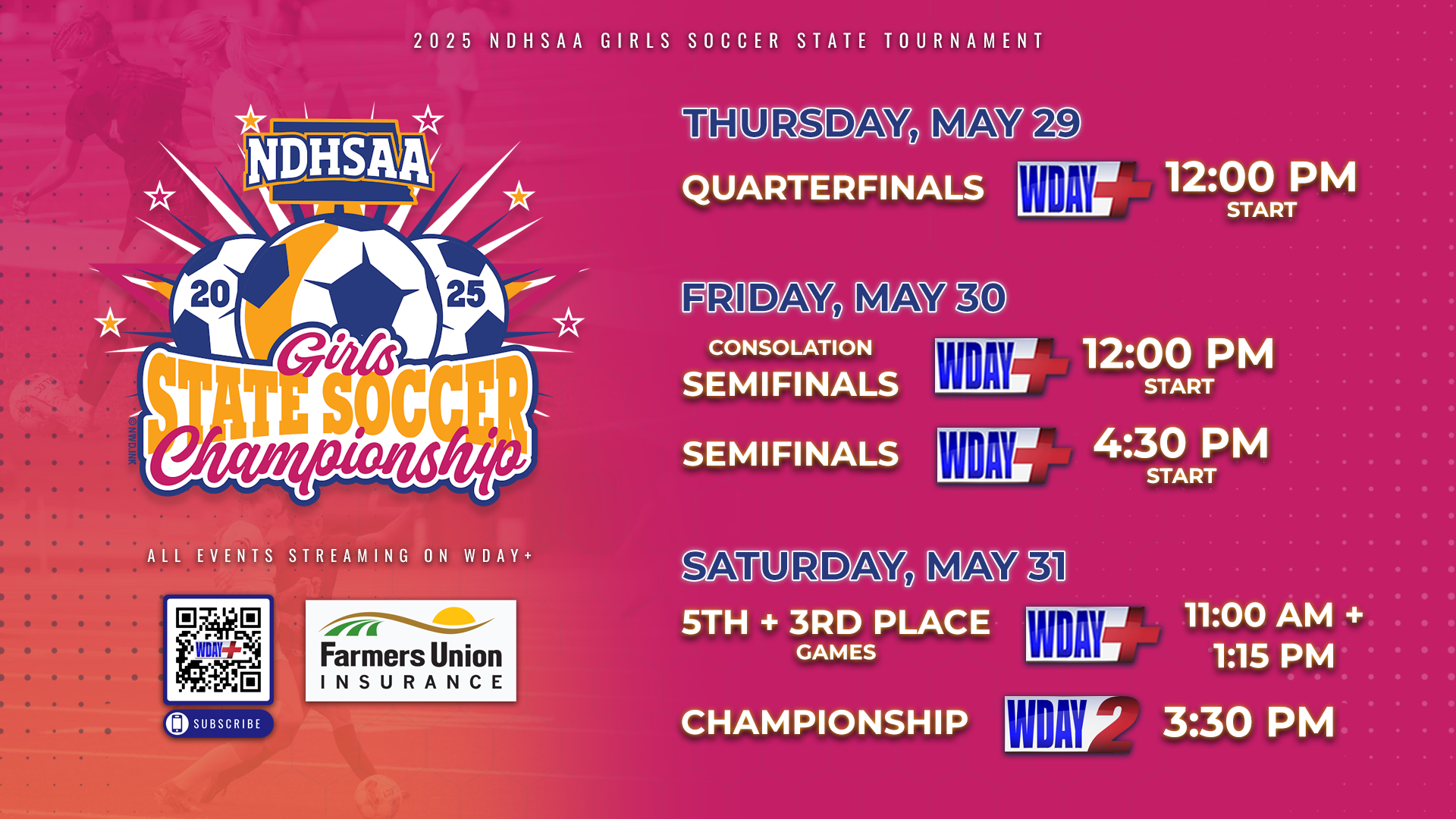2025 NDHSAA Girls Soccer State Tournament TV & Live Video Web Stream ...