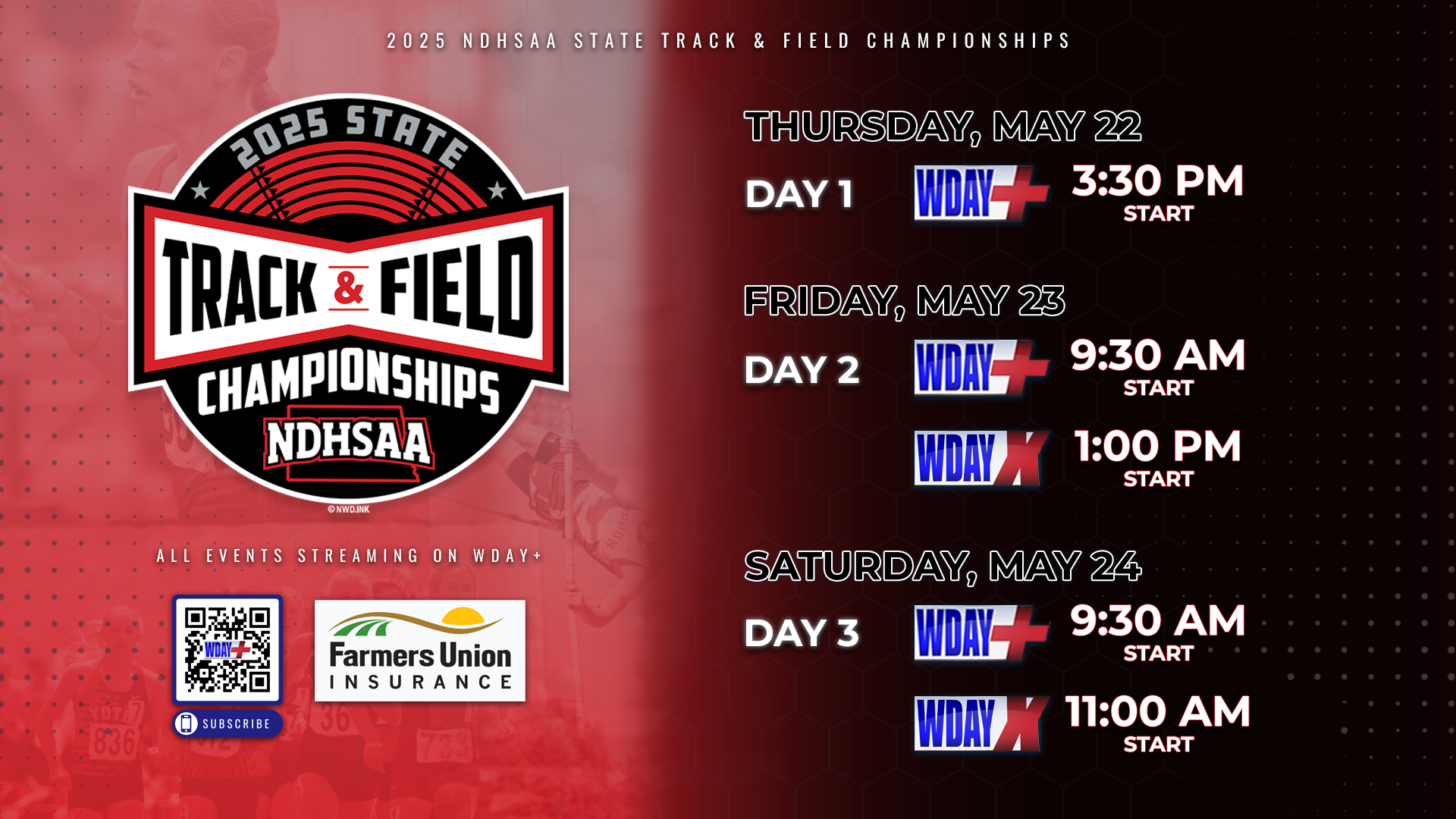 2025 NDHSAA Track and Field State Meet TV & Live Video Web Stream ...